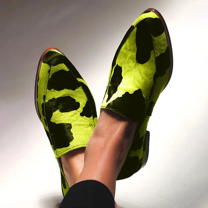 STATEMENT ANIMAL-PRINT LOAFERS – Madison May Boutique